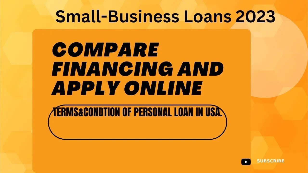 Small-Business Loans 2023||Compare Financing and Apply||Terms Of ...