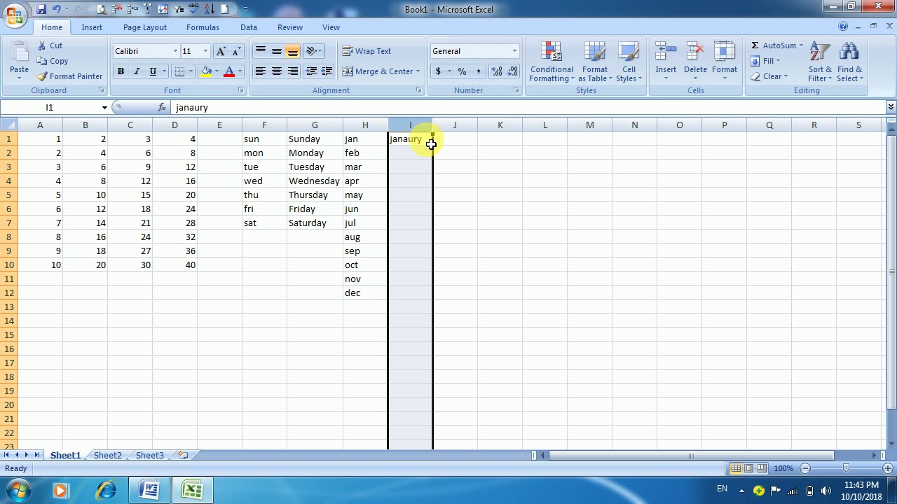 Ms Excel Basic How Do To Auto Fill Date Month Number Series ms-excel-basic-how-do-to-auto-fill-date-month-number-series