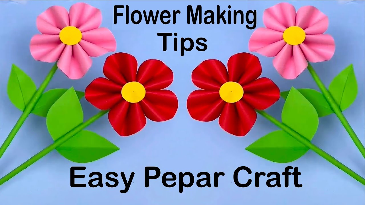 How to make pepar flower🌹🌹 || The Expert's Guide to How to make pepar ...