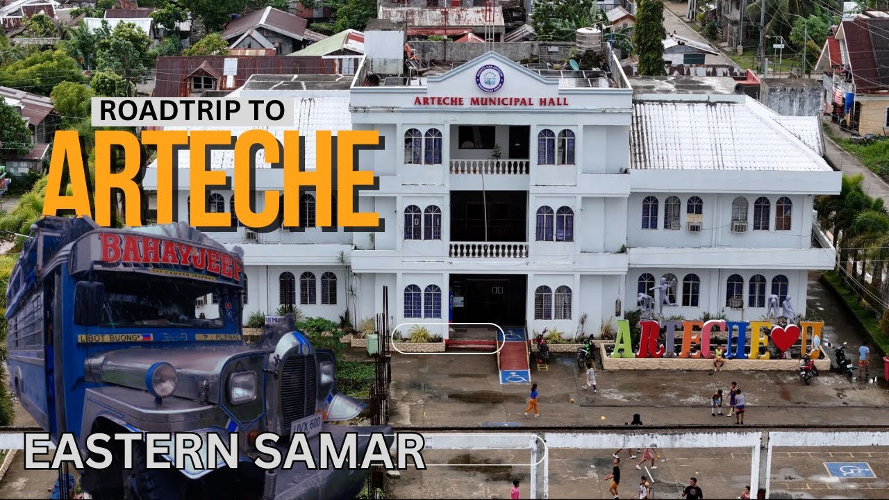 SOBRANG GANDA NG KALSADA DITO! Jeepney RV to Eastern Samar | Philippine Loop - YouTube