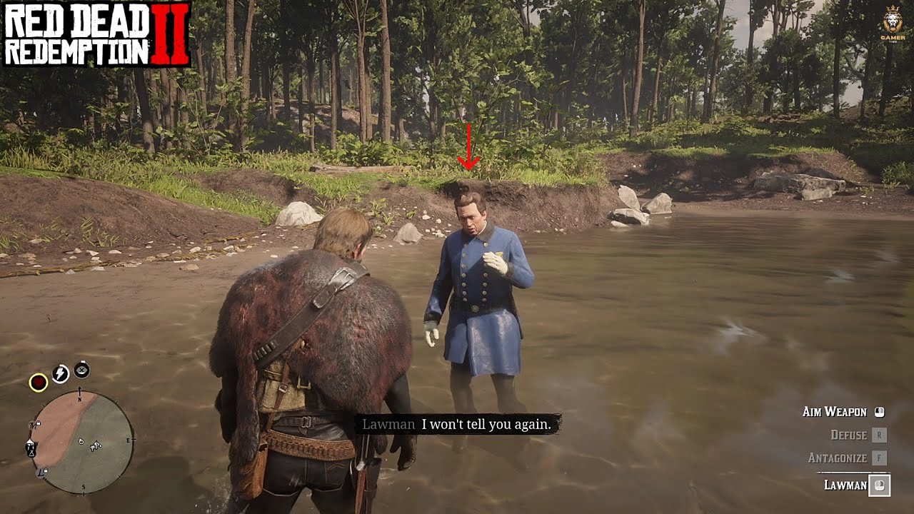 RDR2 - What happens if you bring a lawman to the camp? - YouTube