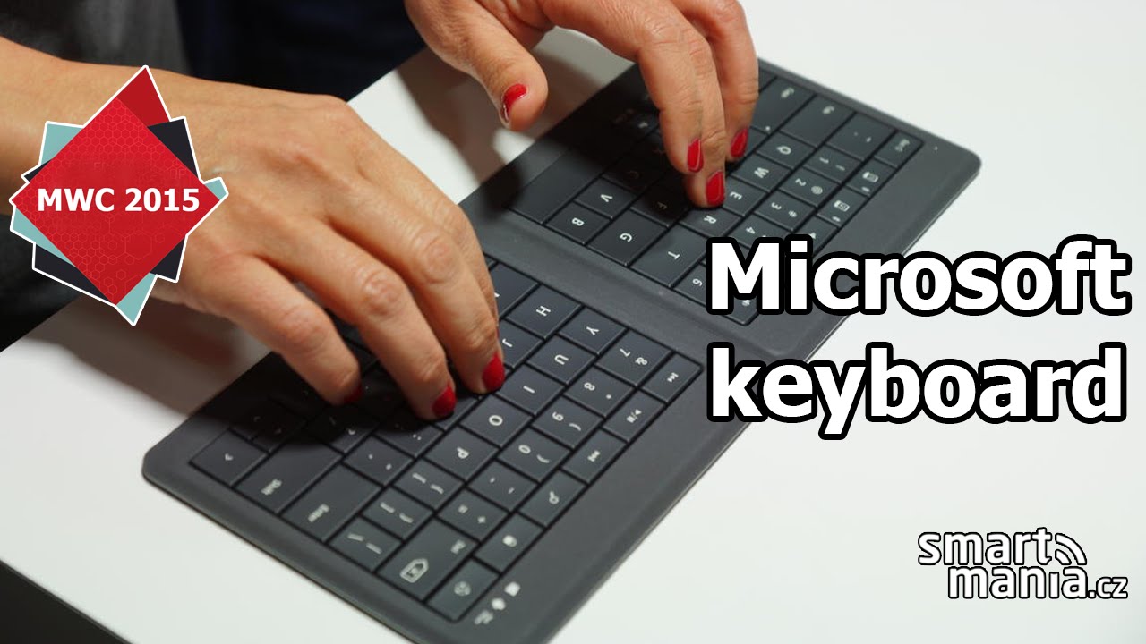 Microsoft keyboard: Skládací klávesnice od Microsoftu - YouTube