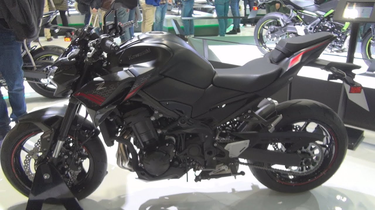 Kawasaki Z900 Metallic Moondust Grey (2020) Exterior and Interior - YouTube