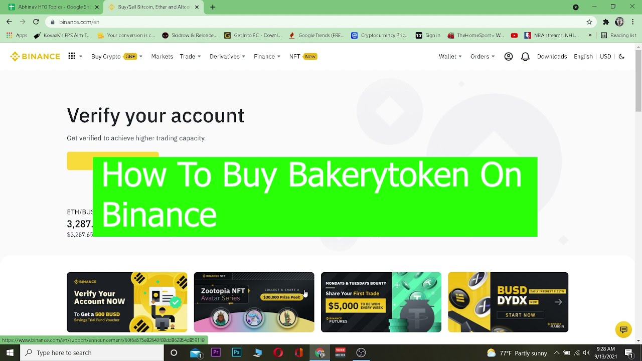 How to Buy Bakery Token BAKE on Binance | BakeryToken BAKE Crypto Token ...