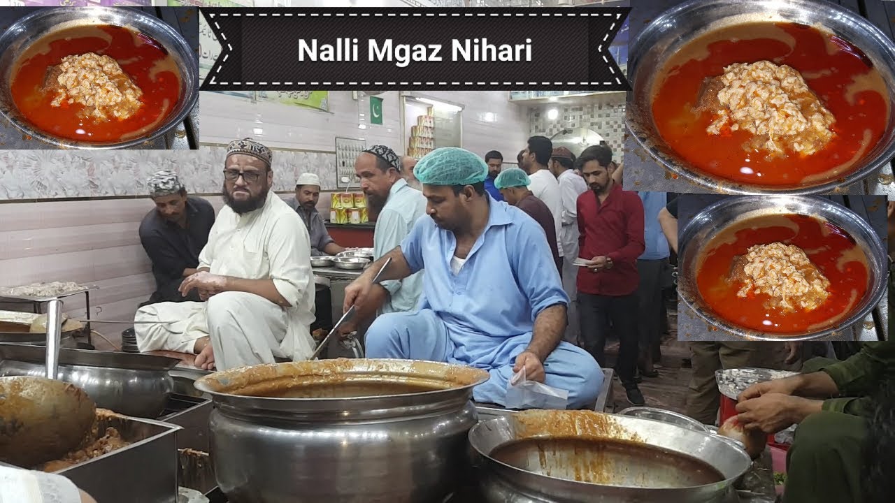 Special Maghaz and Nalli Nihari at Javed Nihari Karachi - YouTube
