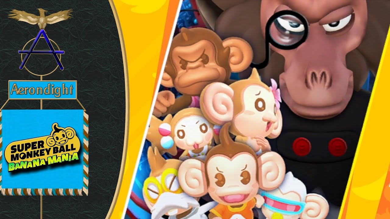 Forcing Monkey's In Balls To Roll Them Around | Super Monkey Ball ...