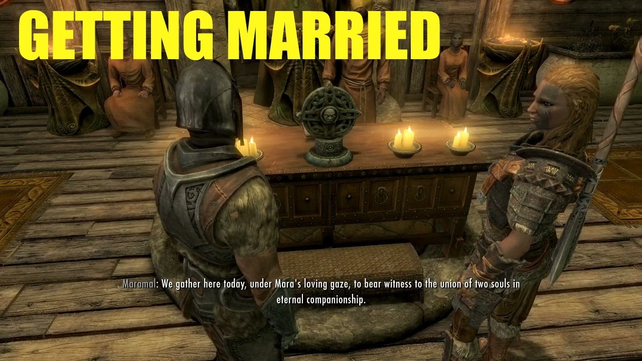 Skyrim Remastered - How To Get Married - YouTube