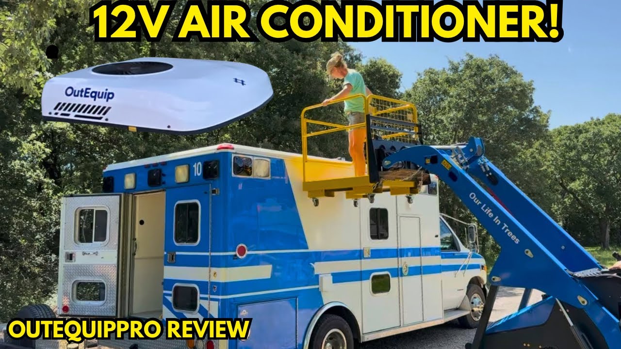 Installing a 12V Air Conditioner in an Ambulance (and Testing it) - YouTube