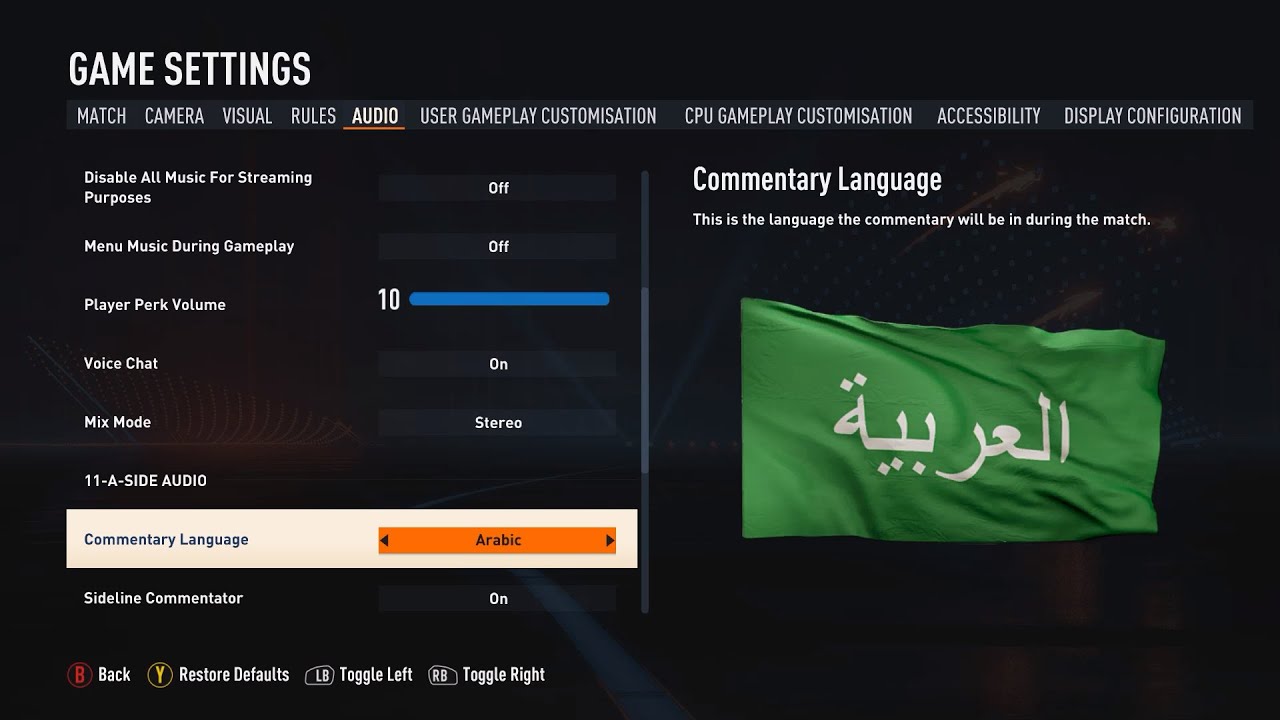 HOW TO CHANGE COMMENTARY LANGUAGE ON FIFA 23 EA ORIGIN PC - YouTube