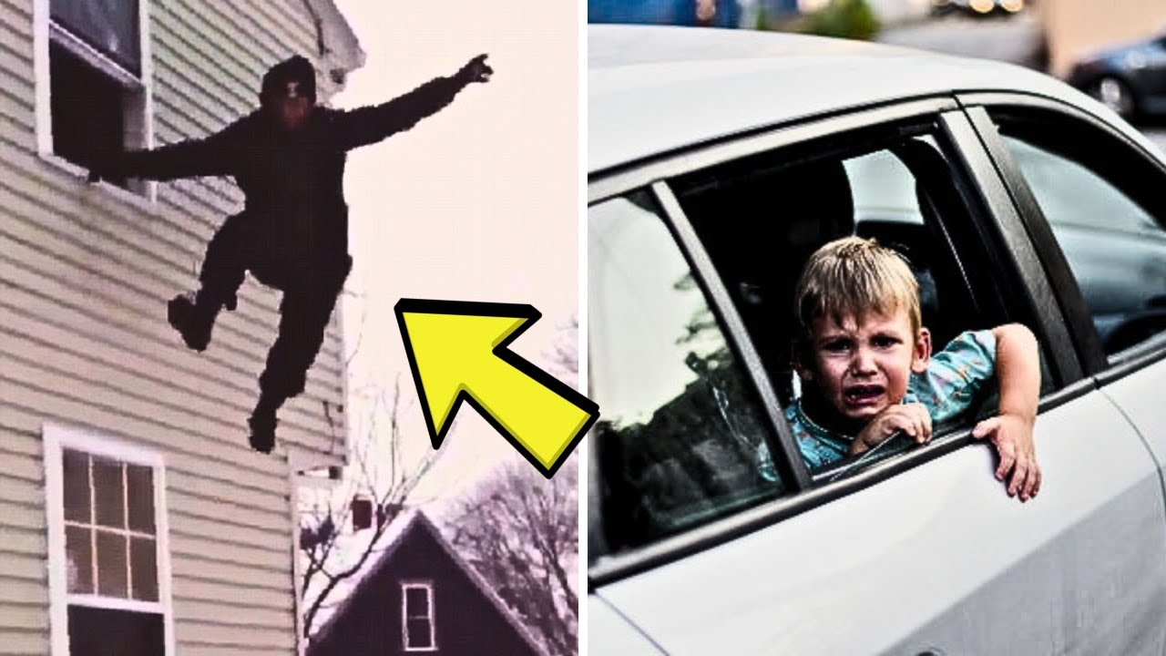 Man Jumps Out Window To Help Screaming Kid! - YouTube