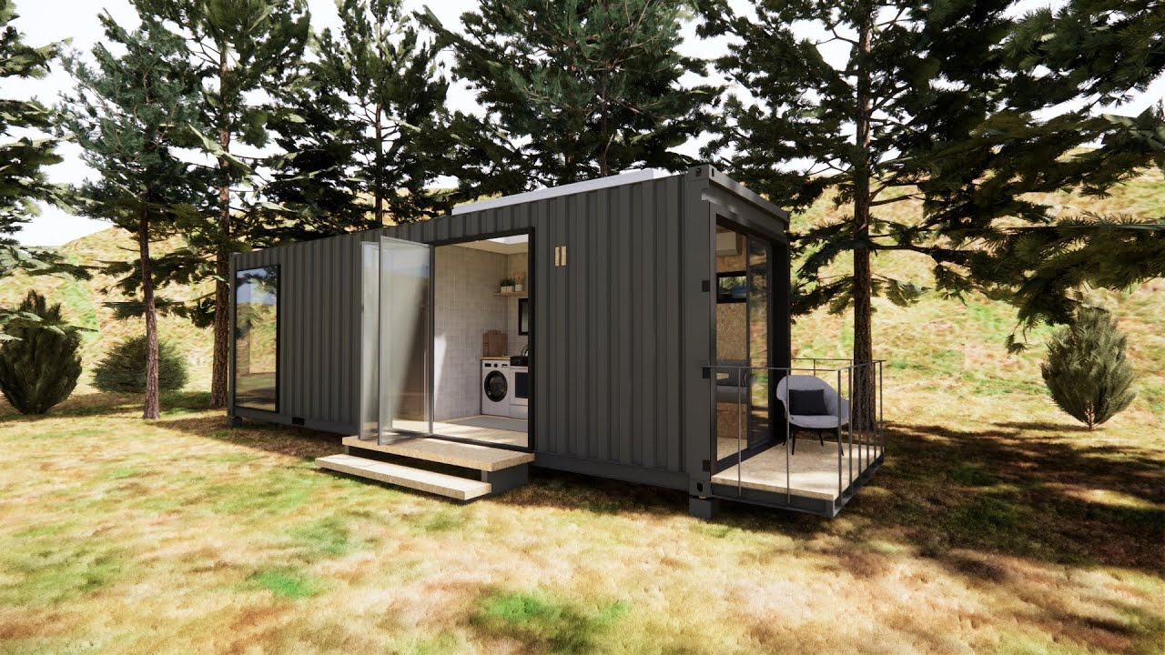 shipping container house design 11 | One 30ft container | tiny house ...