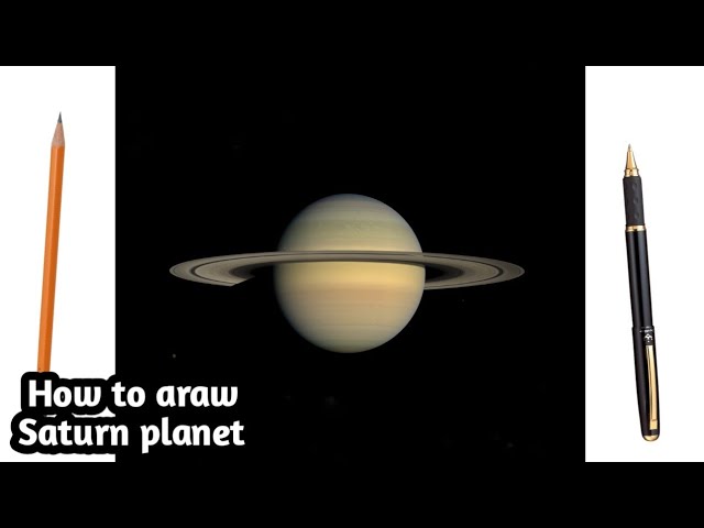 Draw The Planet Saturn Real Easy How To Draw Saturn Easy Pictures To