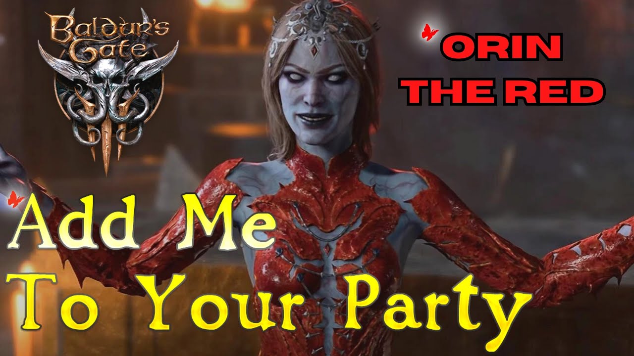 The BEST MOD for Baldurs Gate 3 | ADD Orin The RED To Your Party! - YouTube