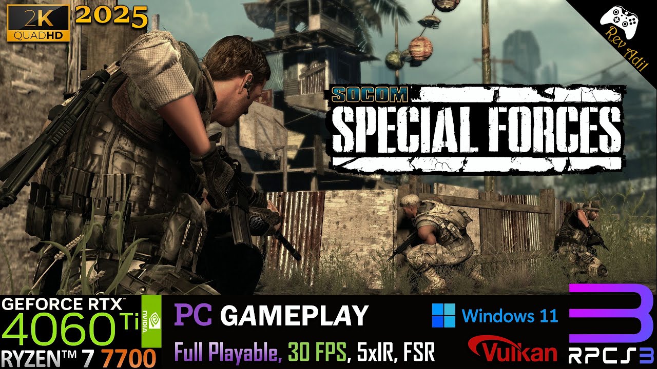 SOCOM 4 PC Gameplay | RPCS3 | Full Playable | PS3 Emulator | 2k30FPS ...