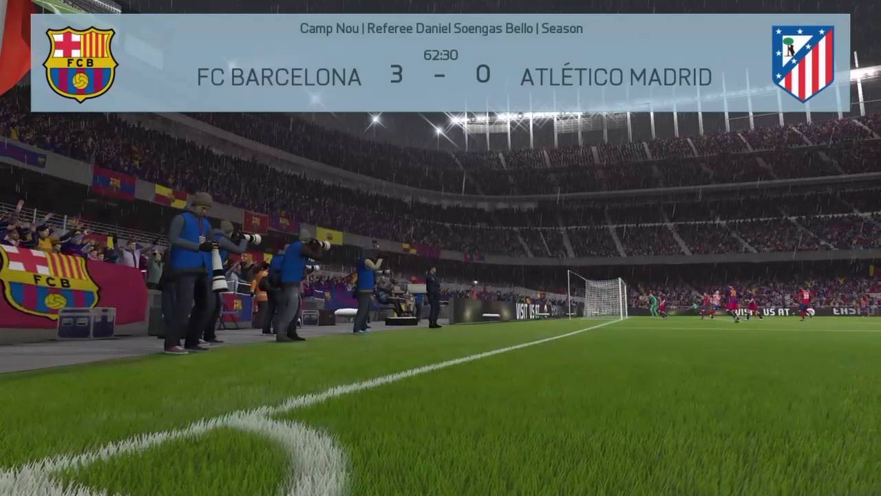 FIFA 16 FCB VS ATM - YouTube