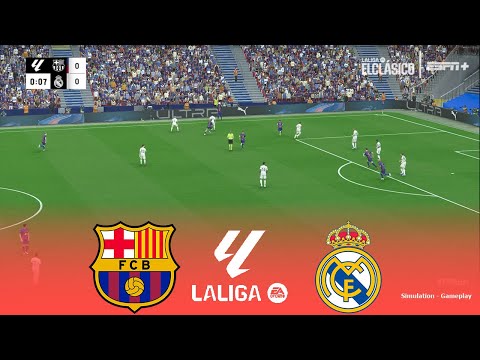 BARCELONA vs REAL MADRID Live | La Liga 2026 EL CLASICO | 10 May 2026 | PREDICTION PES 2021 Gameplay
