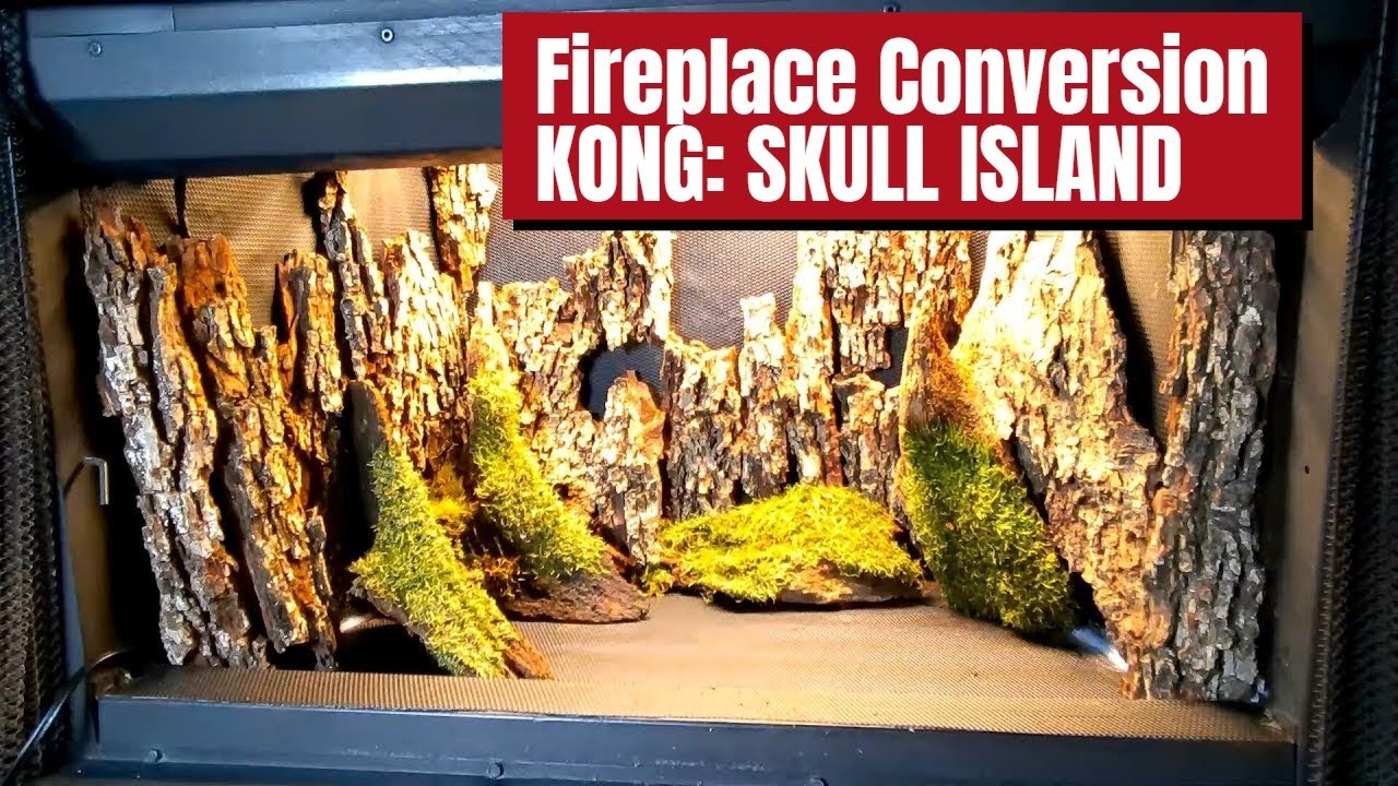 Kong: Skull Island a Cinematic Terrarium Build + DIY Fireplace ...