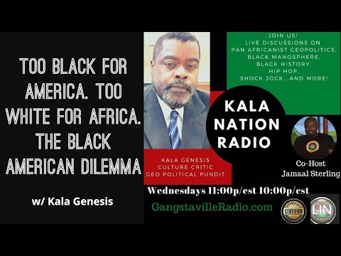 Too Black For America. Too White For Africa. The Black American Dilemma w/ Kala Genesis