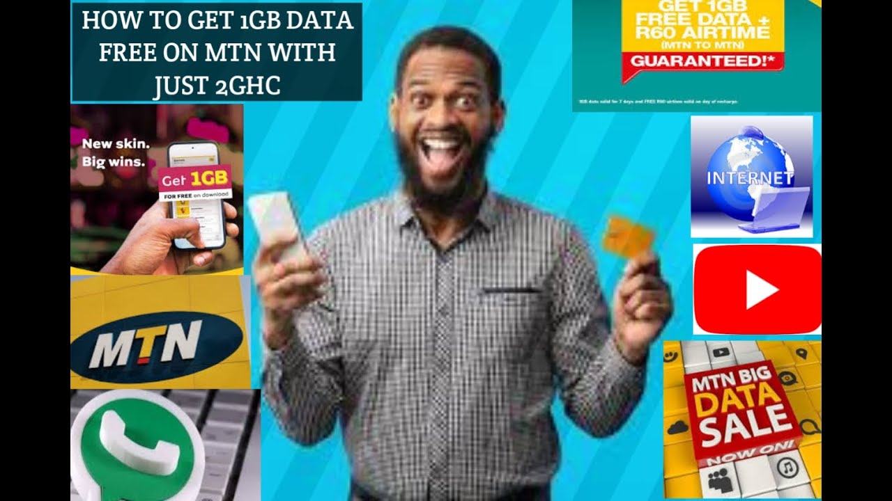 HOW TO GET 1GB DATA FREE ON MTN WITH JUST 2GHC FREE DATA YouTube