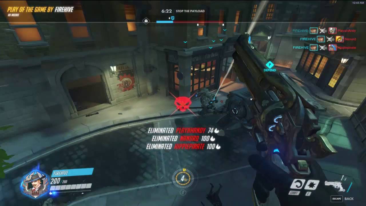 Overwatch 360 no scope POTG - YouTube