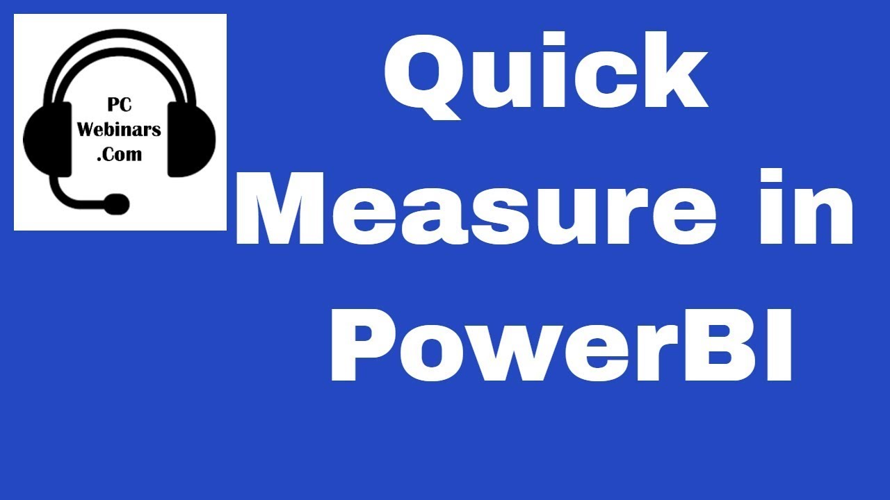 How to create a Quick Measure in PowerBI - Creating a Quick Measure in ...