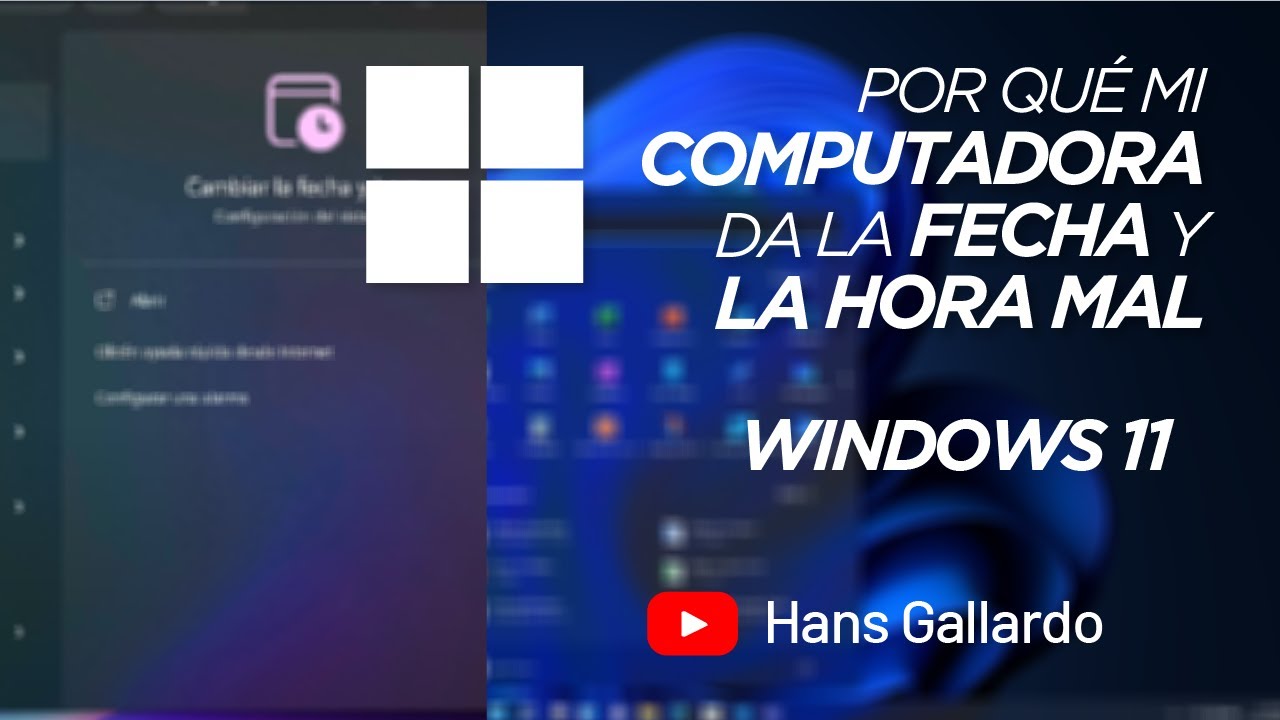 Por qué mi computadora da la fecha y la hora mal | Solución Definitiva ...