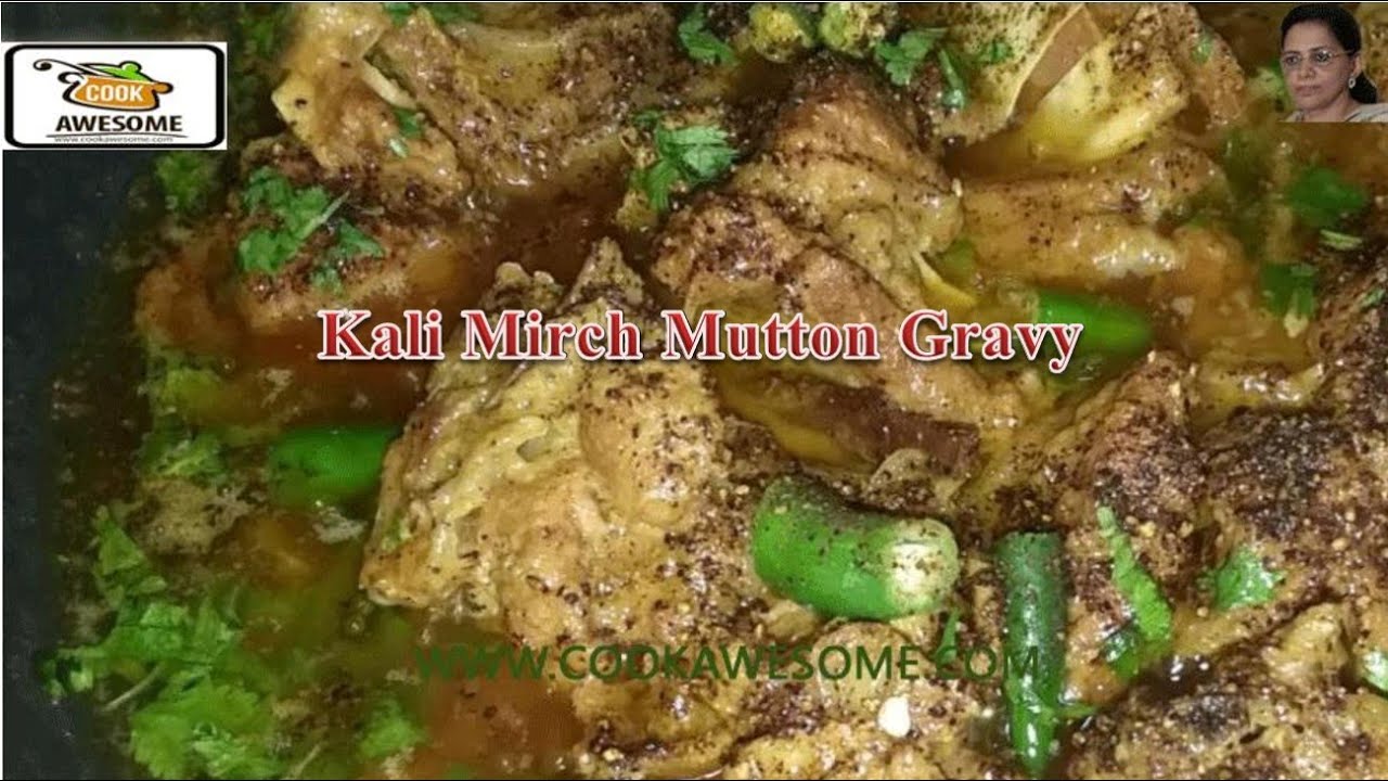 Kali Mirch Mutton Gravy Recipe | کالی مرچ مٹن مصالحہ | Black Pepper ...