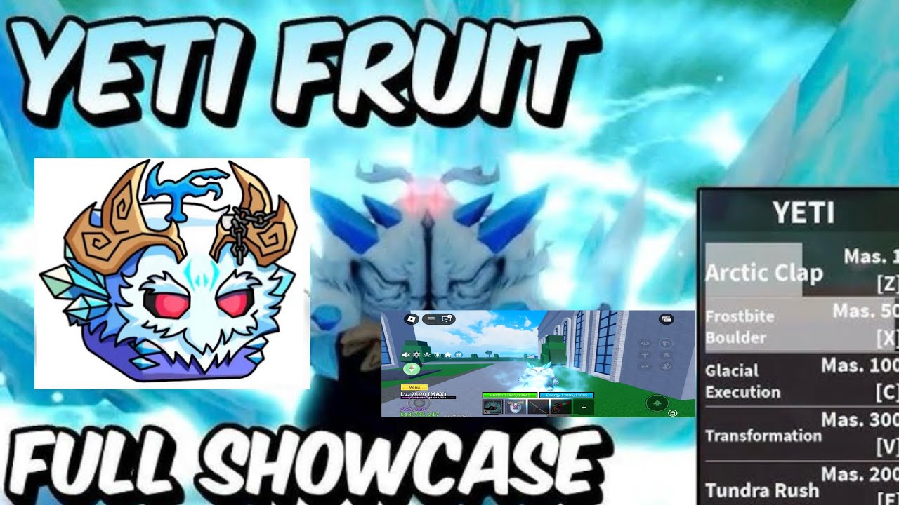 yeti fruit хэр вэ?/blox fruit part 5(fruit showcase) - YouTube