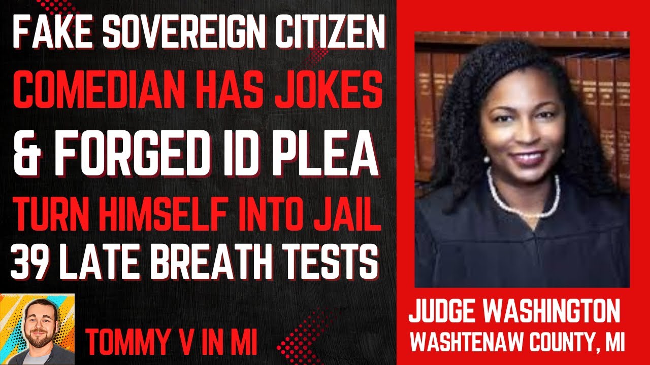 Fake Sovereign Citizen is a regular comedian. Plus fake ID charge has ...