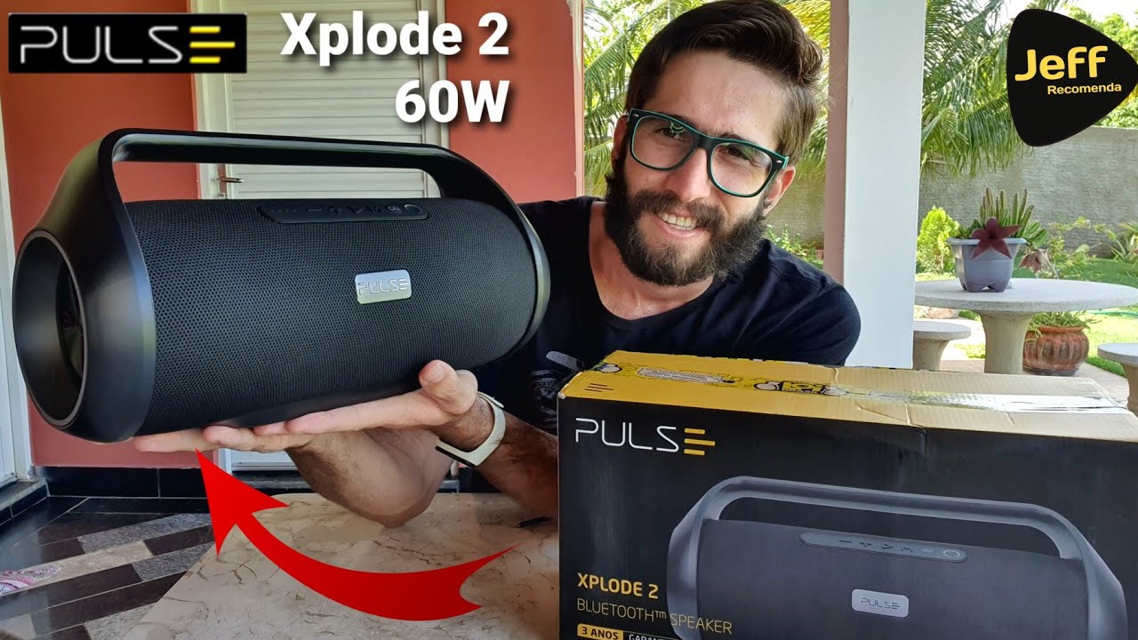 Caixa de Som PULSE XPLODE 2 60W SP386 SUPER Lançamento!!! (Unboxing ...