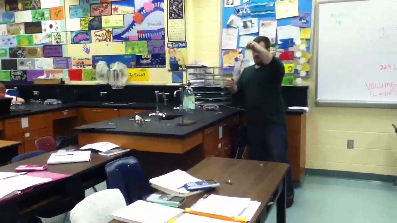Just a Small Explosion In Science Class - YouTube