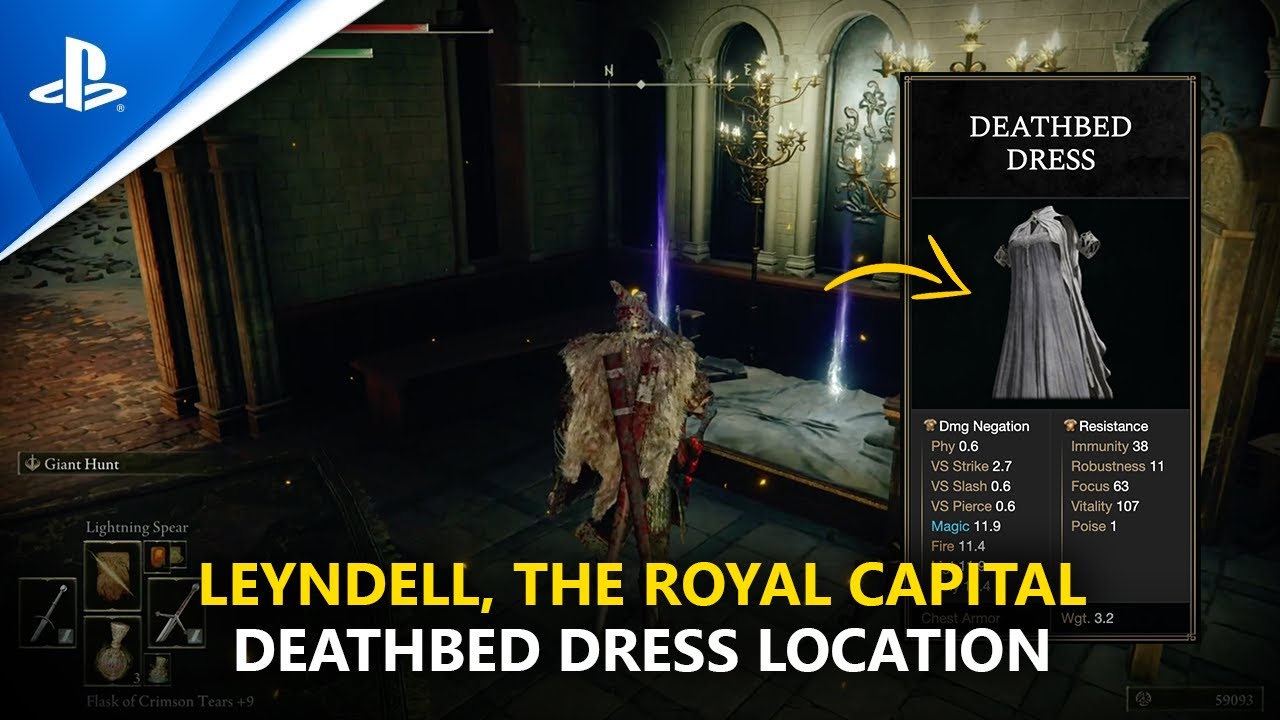 ELDEN RING | Leyndell, Royal Capital - Deathbed Dress Location - YouTube