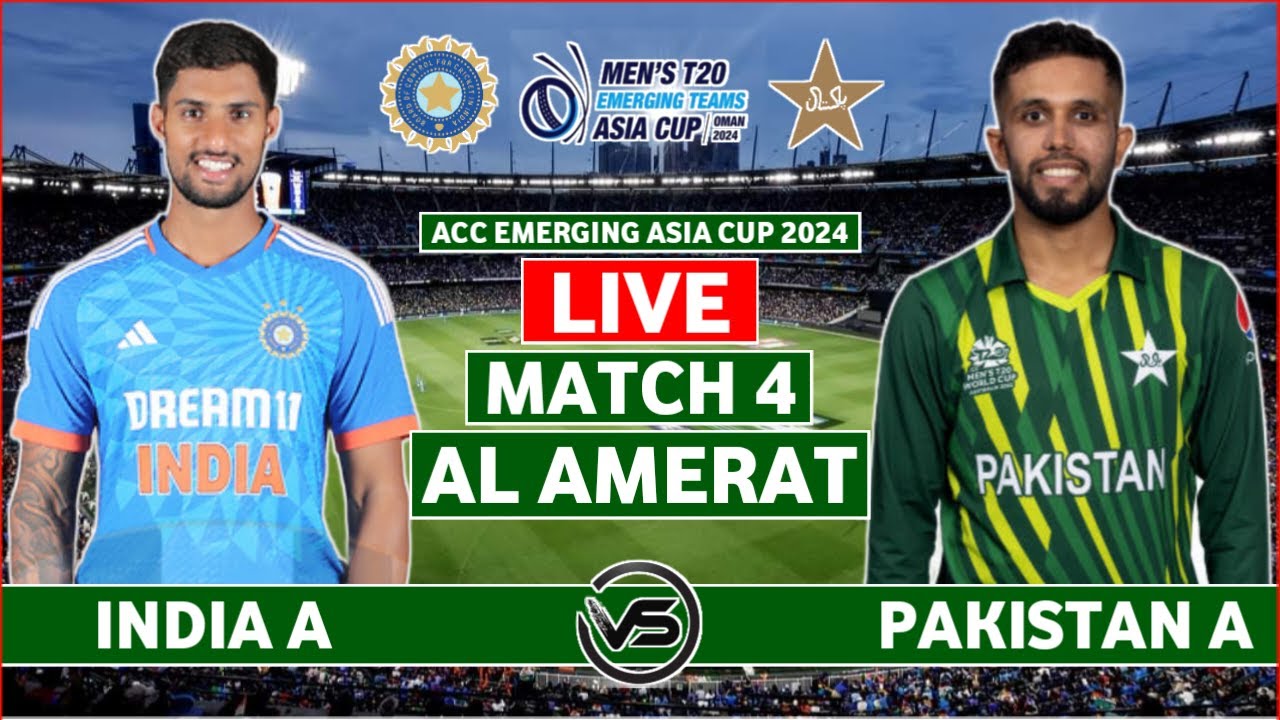 Emerging Asia Cup Live: India vs Pakistan Live | IND vs PAK Live Scores ...