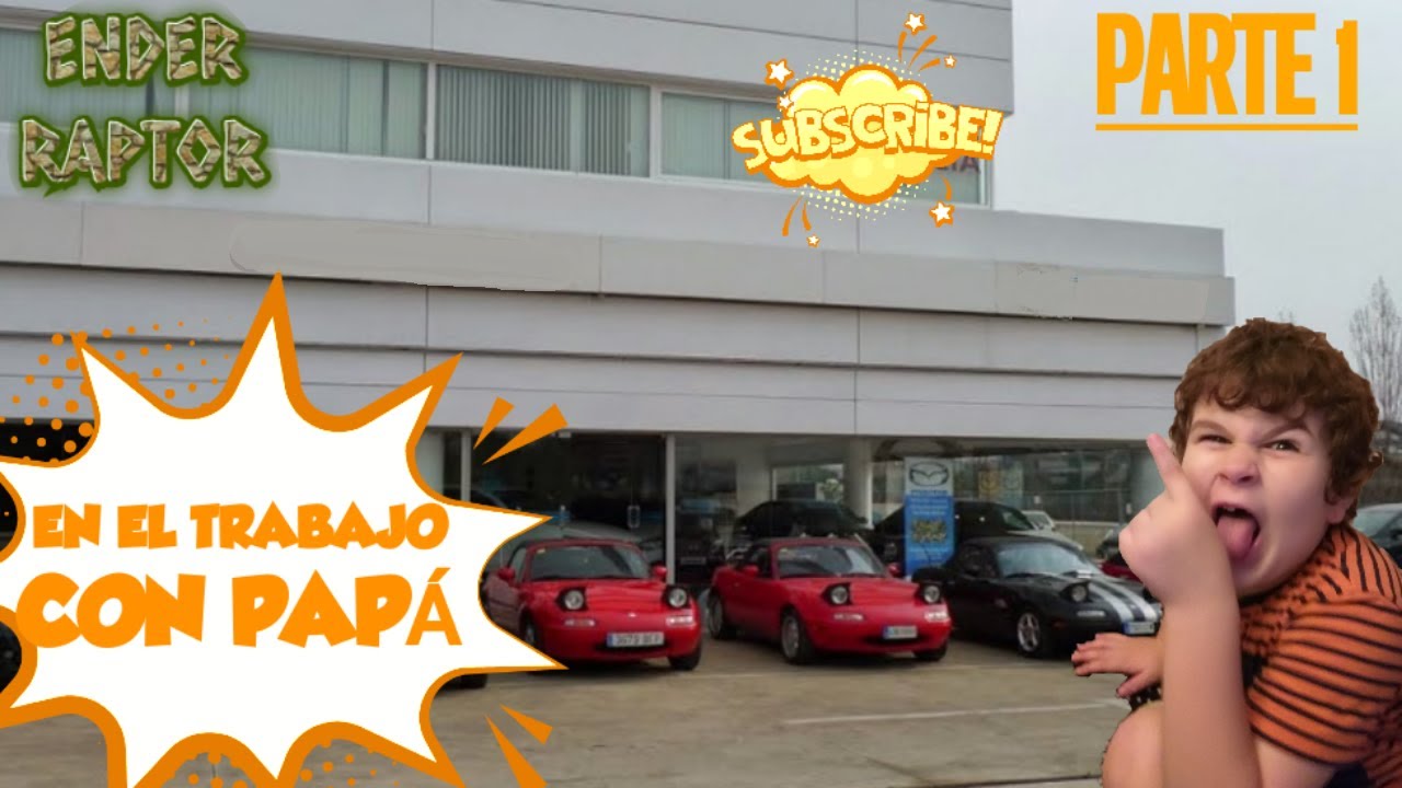 Ender Raptor!!! va al trabajo de su Papa y le ayuda.......2020 - YouTube