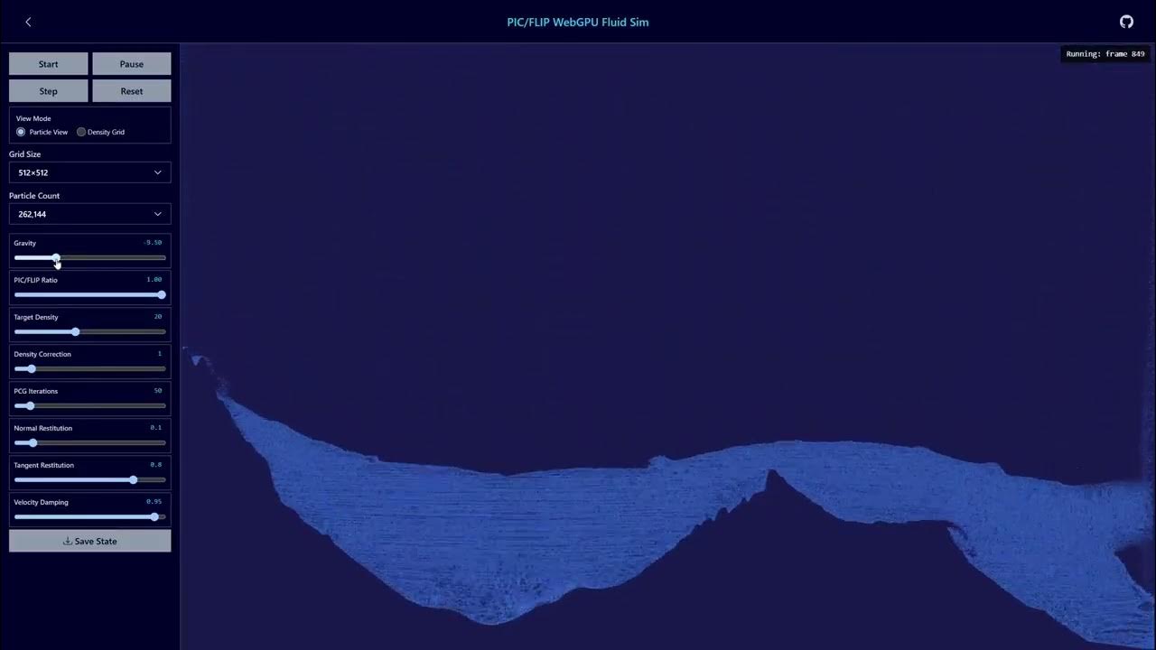 PIC/FLIP Fluid Sim With WebGPU - YouTube