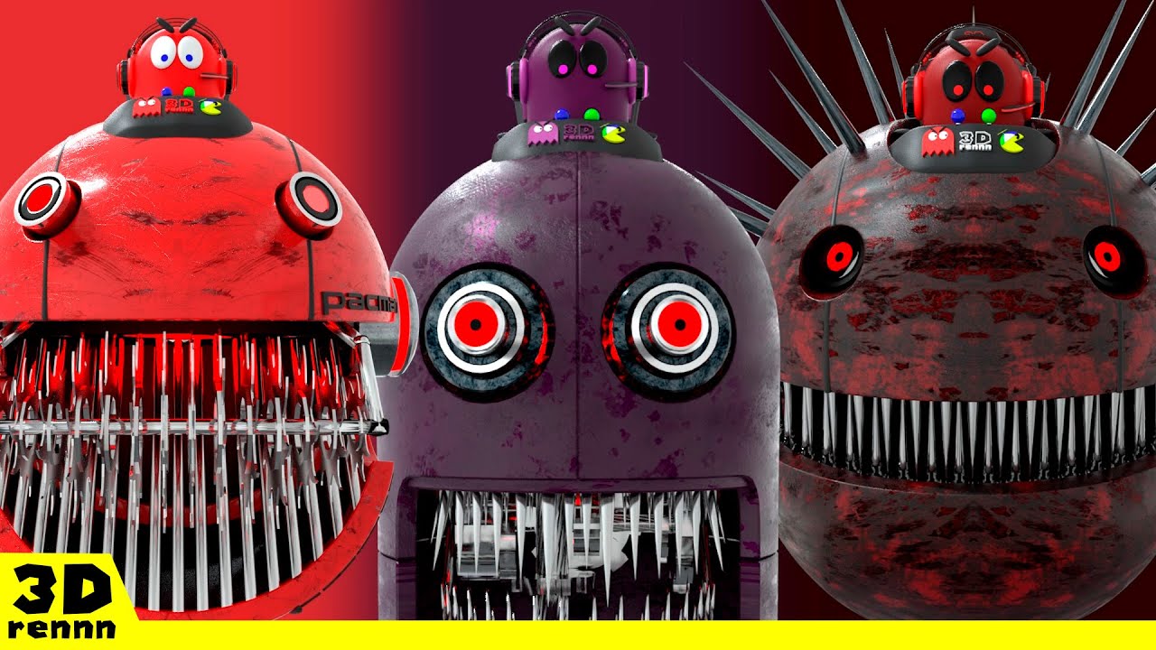 Pacman Adventures Compilation #3 | GIANT ROBOT BOSS FIGHT!!! - YouTube