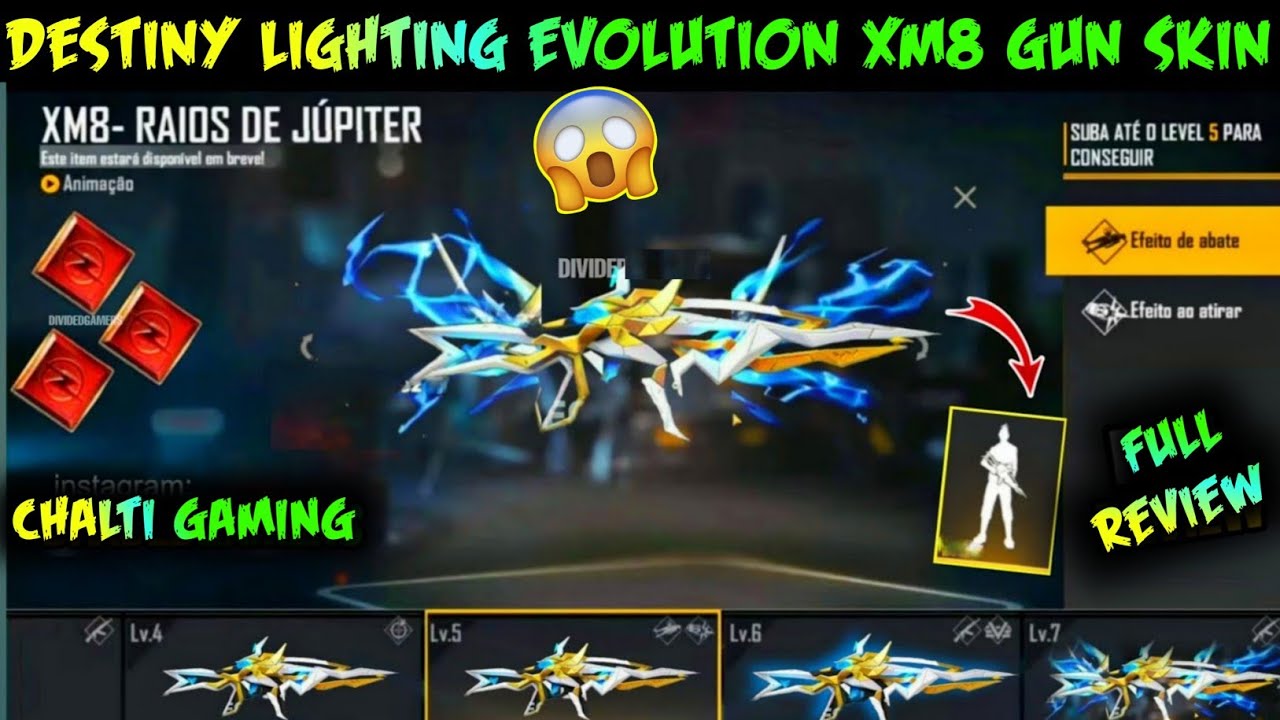 Free Fire XM8 Evolution Gun Skin | Next Evolution XM8 Skin Free Fire l ...