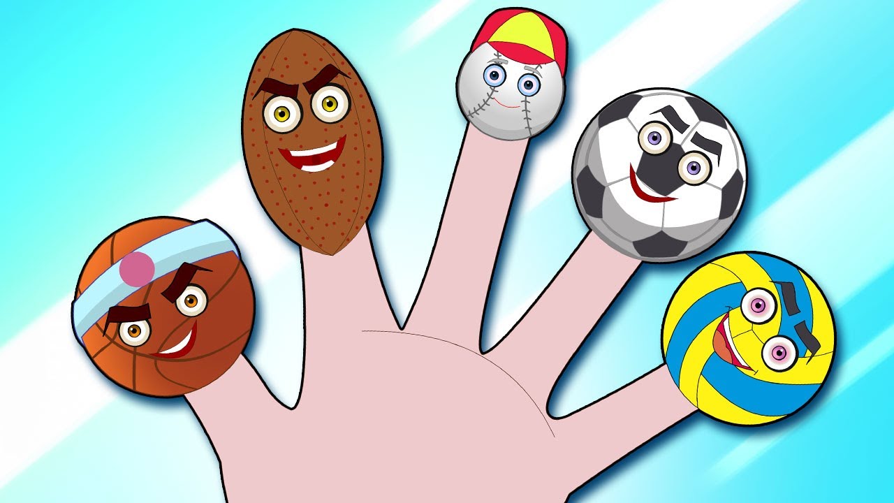 Sports Ball Finger Family + More Finger Family Rhymes Collection - YouTube