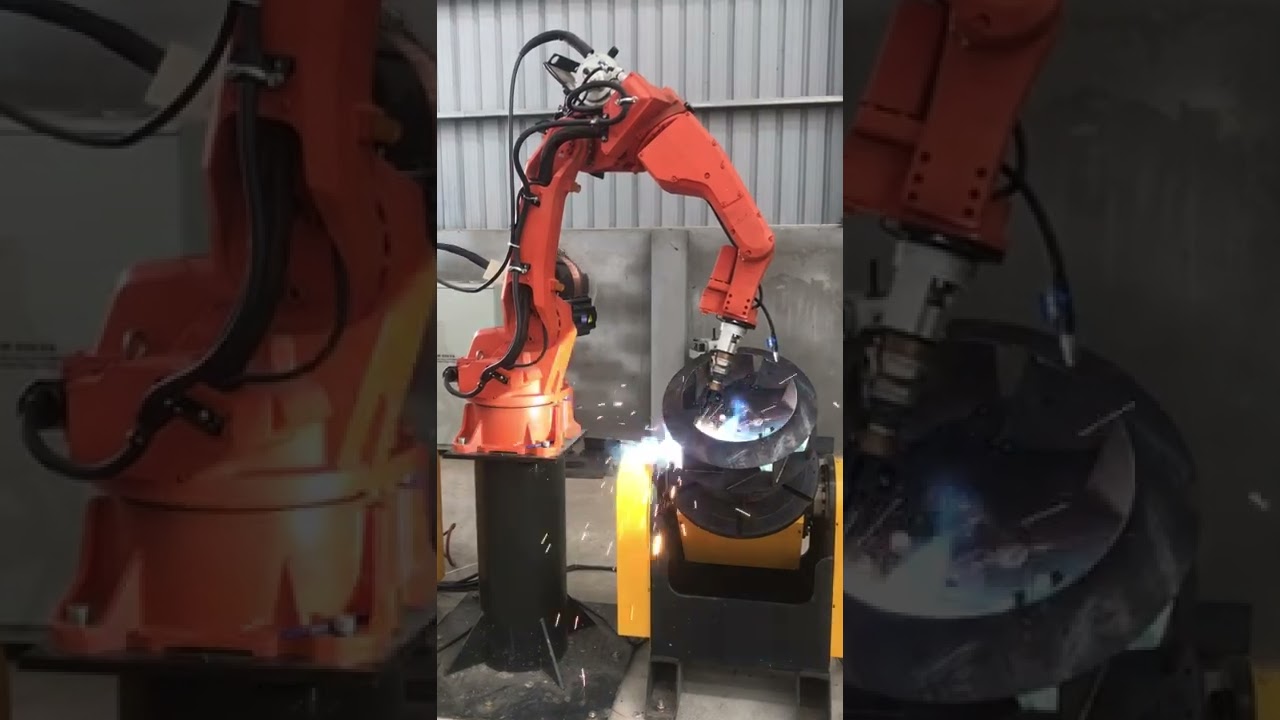 impeller welding by robot - YouTube