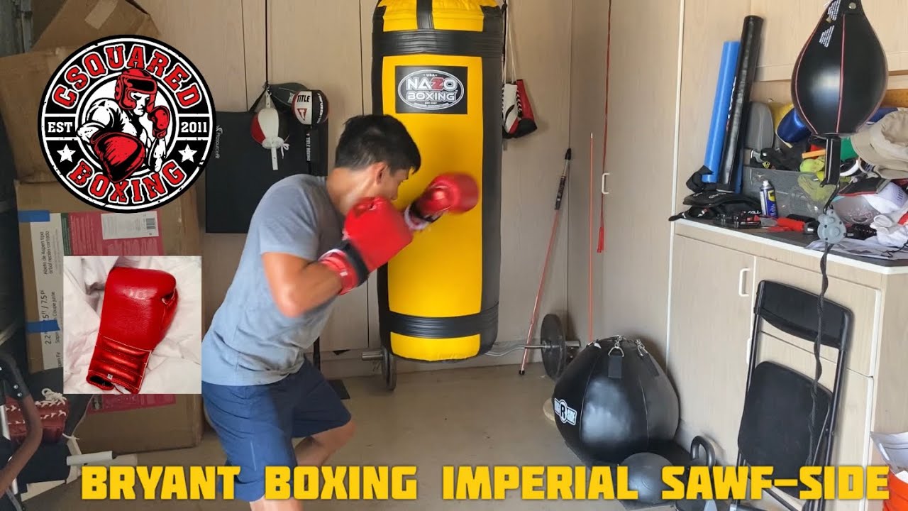 HEAVY BAG TRAINING- Bryant Boxing Imperial Gen 3 Gloves - YouTube