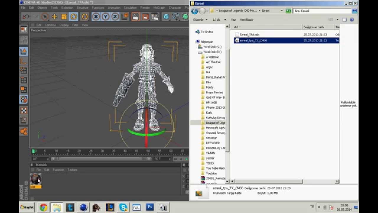 Cinema 4D-League of Legends Karakterlerini Oluşturma - YouTube
