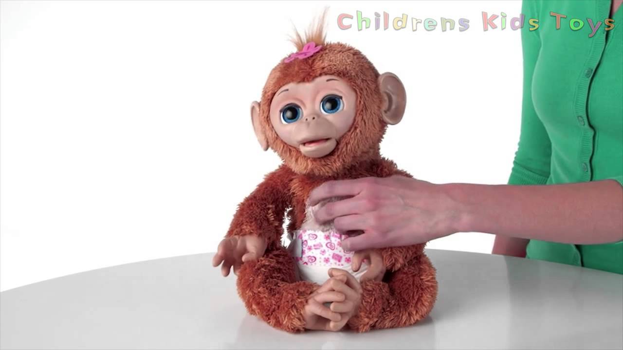 NEW FurReal Friends Cuddles My Giggly Monkey Pet - Новая Смешливая ...