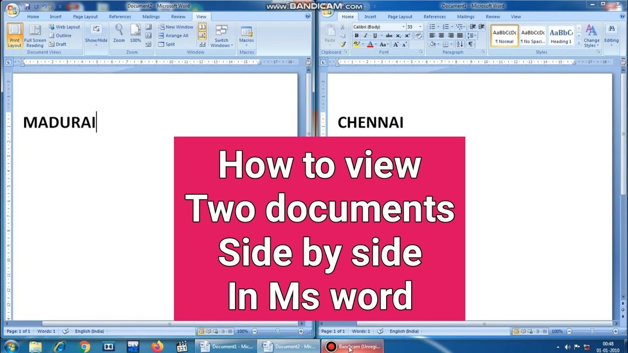 How To View Two Documents Side By Side In Ms Word Tamil YouTube how-to-view-two-documents-side-by-side-in-ms-word-tamil-youtube
