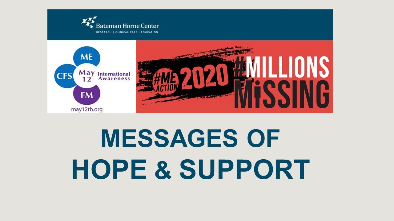 Messages of Hope and Support- 2020 Awareness Day & #MillionsMissing ...