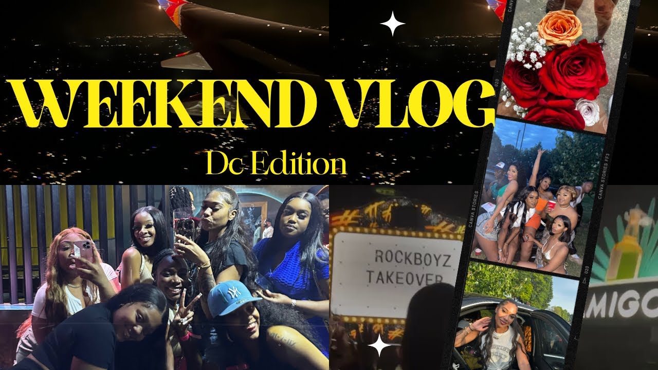 WEEKEND VLOG: DC EDITION, ROSE-BAR 🌹 + MARYLAND NUPE COOKOUT ♦️ ...