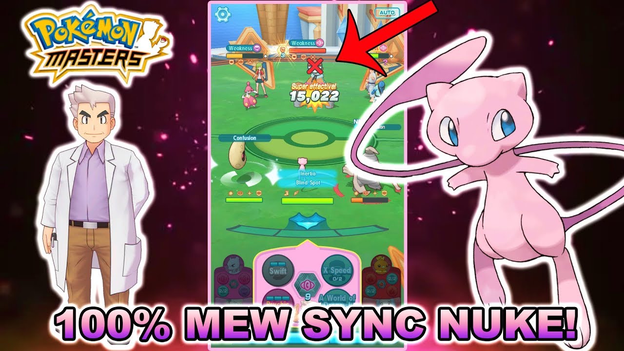 MEW 10K DAMAGE ONE SHOTS EX CHALLENGE! INSANE SYNC NUKE 100% MEW GRID ...