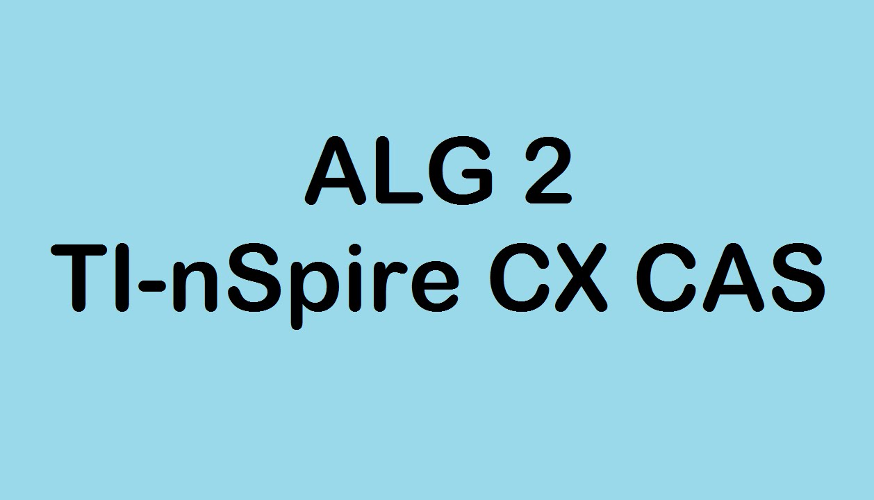 Alg2 Slope Formula TI nSpire CX CAS YouTube alg2-slope-formula-ti-nspire-cx-cas-youtube