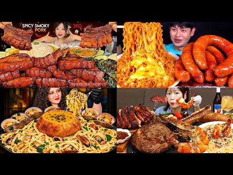 satisfying big bites mukbang compilation pt.6