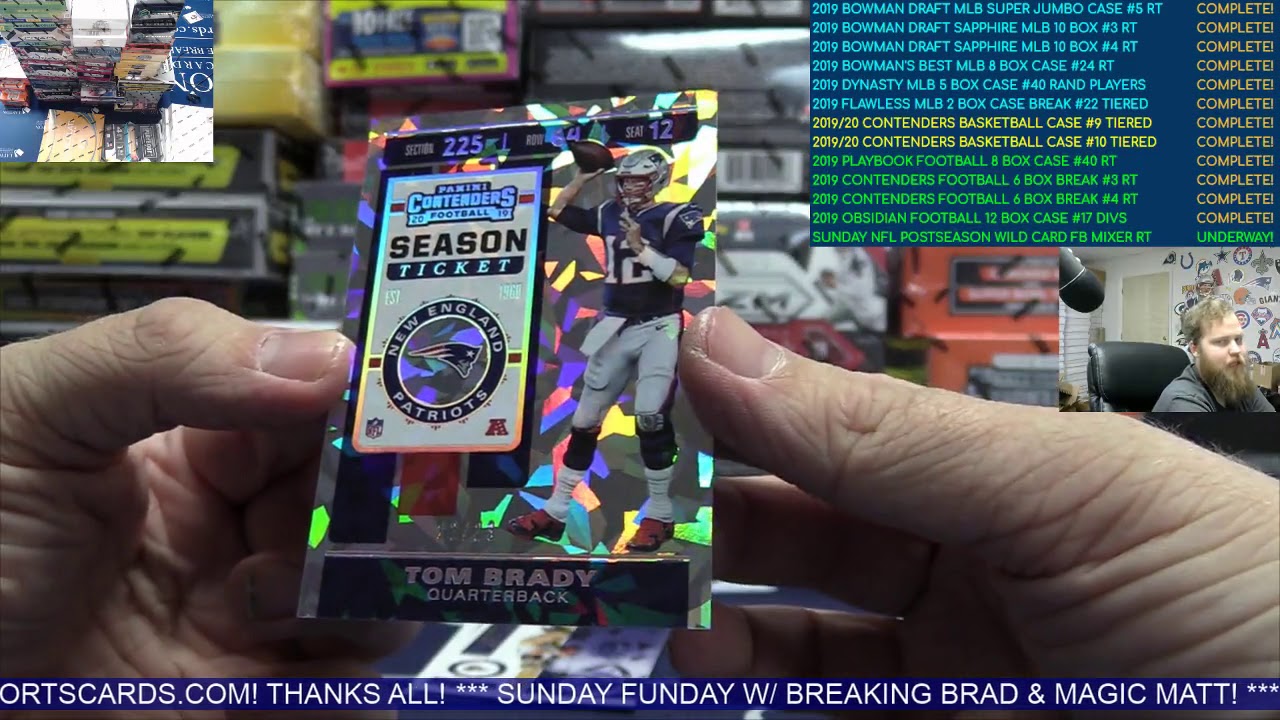 Sunday Funday NFL Postseason Wild Card Round 50 Box Football Mixer ...