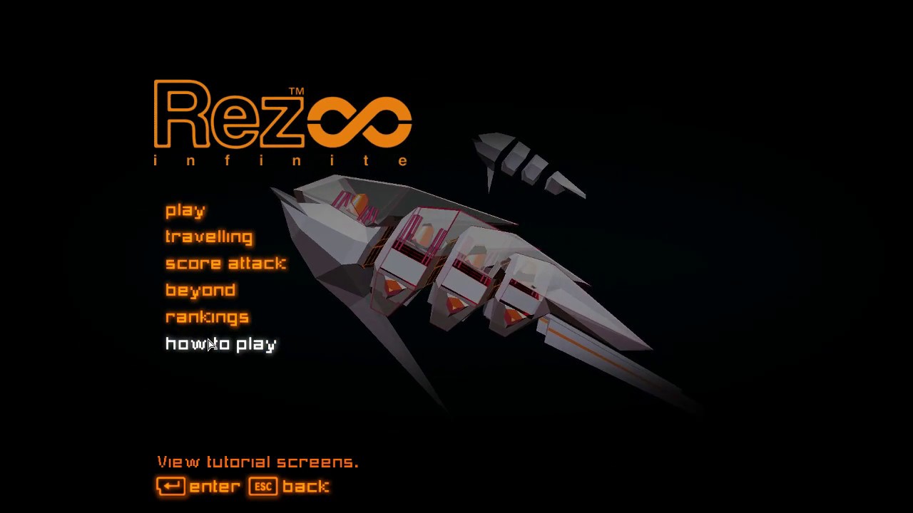 Rez Infinite PC Steam Options Tour - YouTube